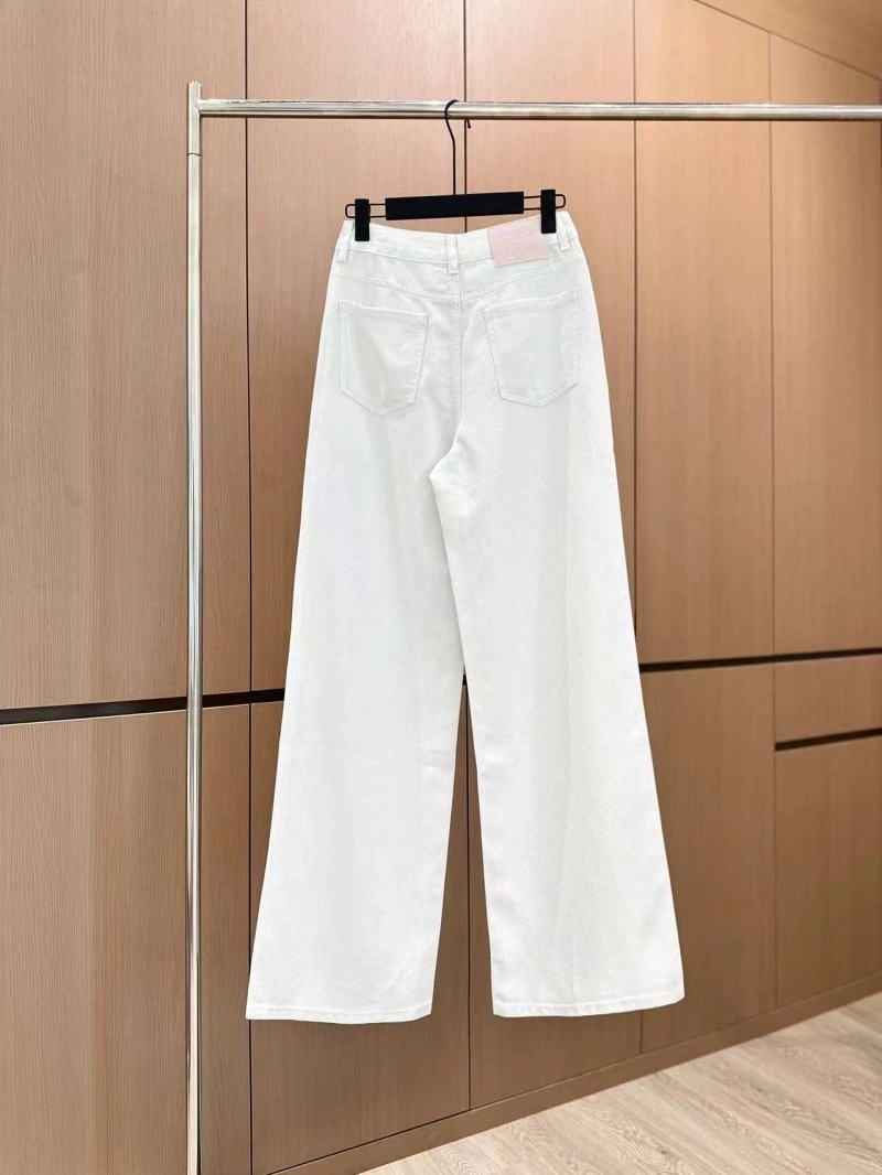 Brand-authenticated Miu Miu Jeans