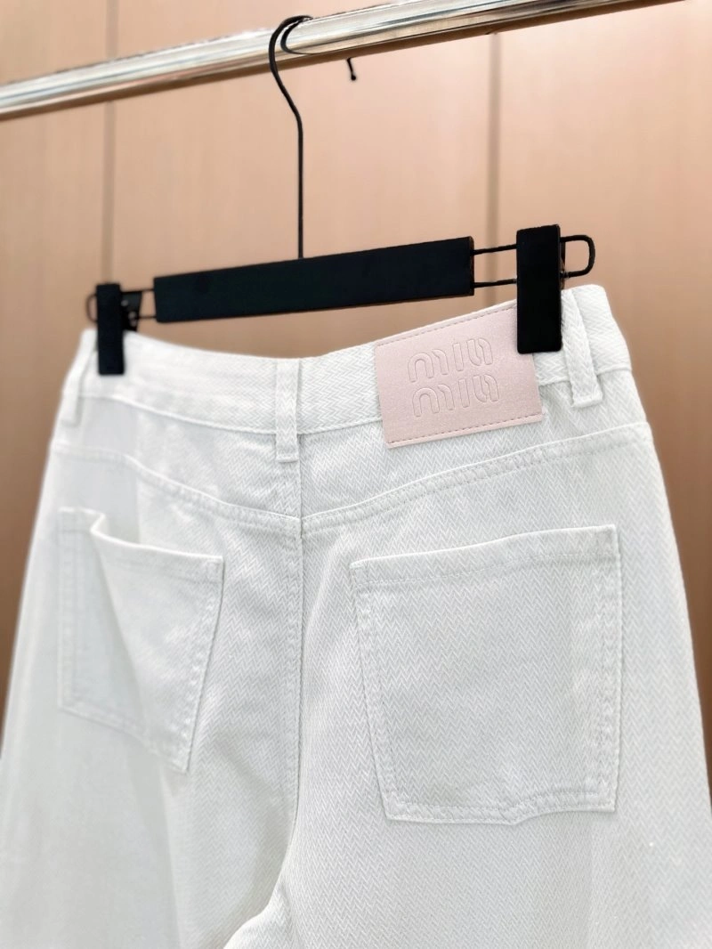 Brand-authenticated Miu Miu Jeans
