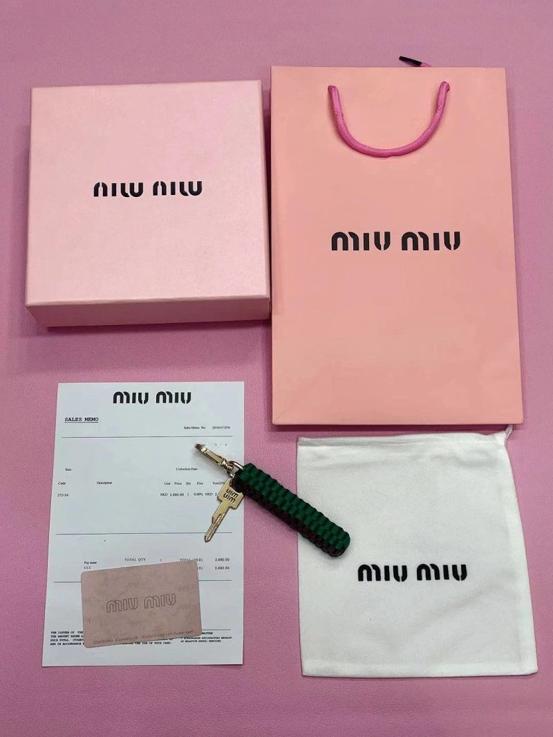 Original Miu Miu Keychains