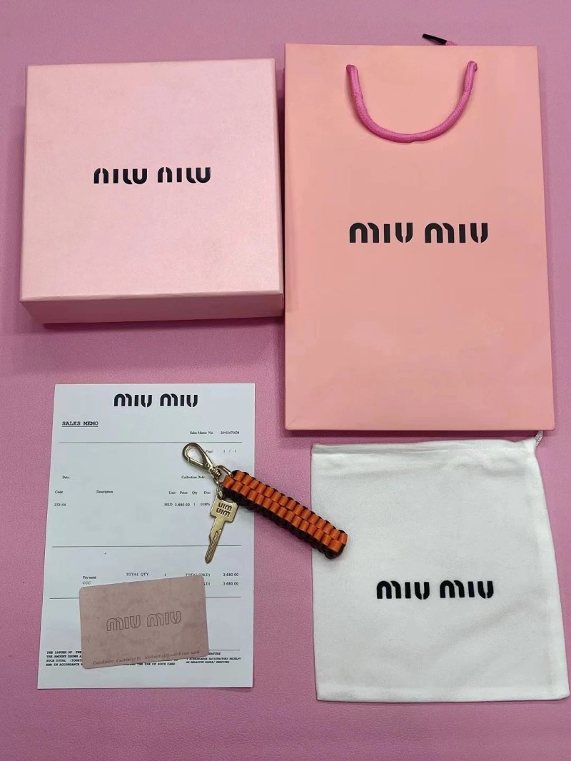 Original Miu Miu Keychains