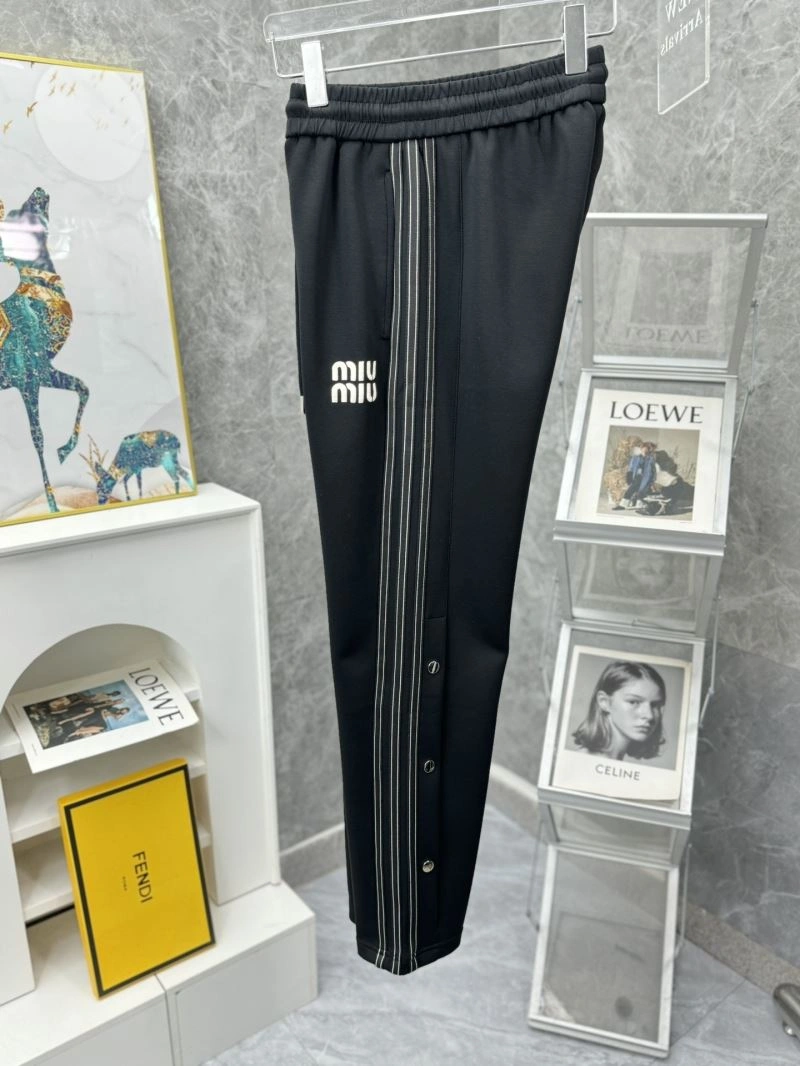 Top mirror Miu Miu Long Pants