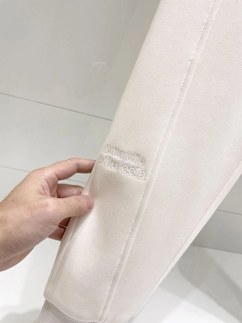 Top mirror Miu Miu Long Pants