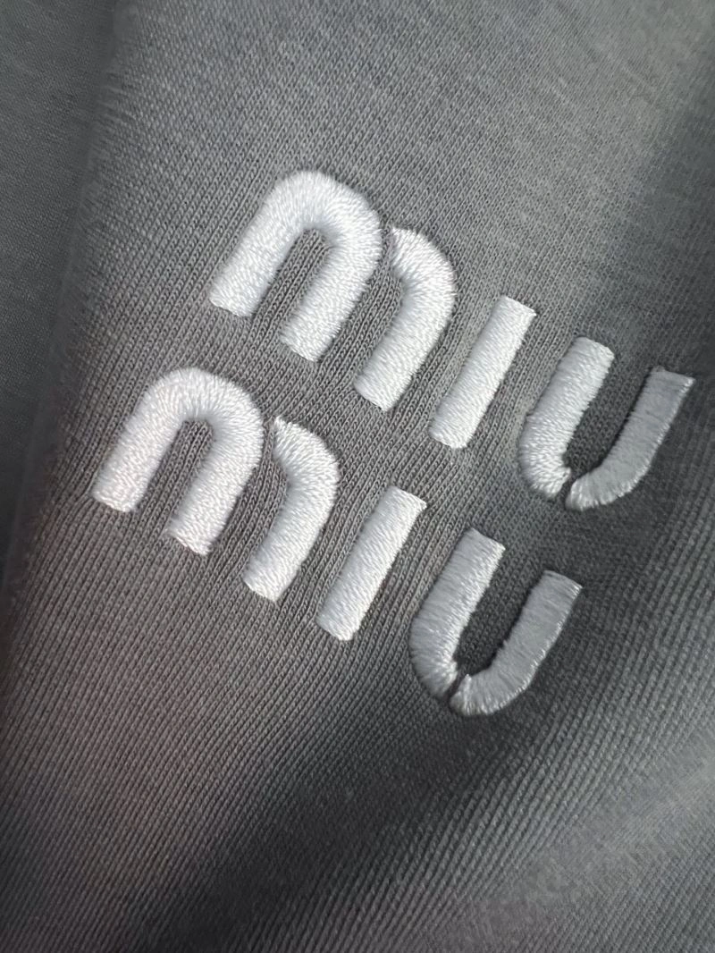Brand-authenticated Miu Miu Long Pants