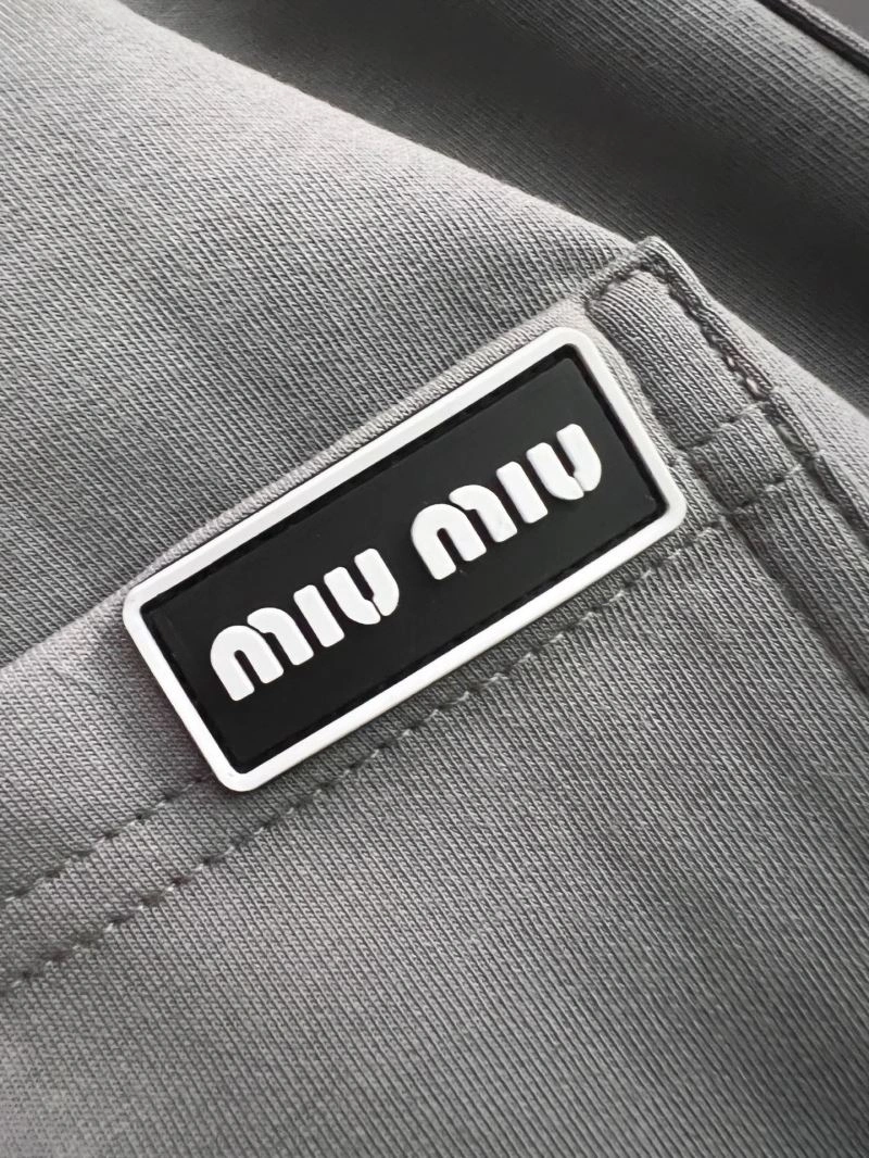 Brand-authenticated Miu Miu Long Pants