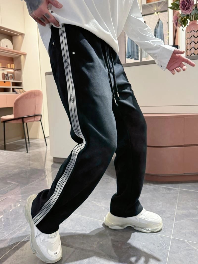 Brand-authenticated Miu Miu Long Pants