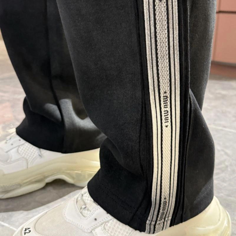 Brand-authenticated Miu Miu Long Pants