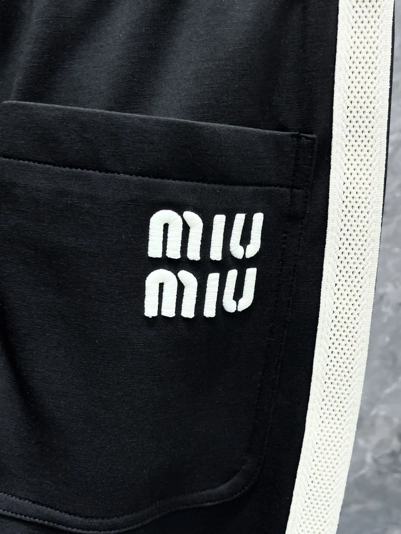 Brand-authenticated Miu Miu Long Pants