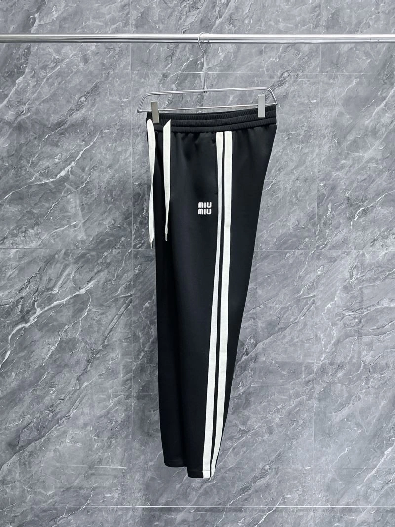 Brand-authenticated Miu Miu Long Pants