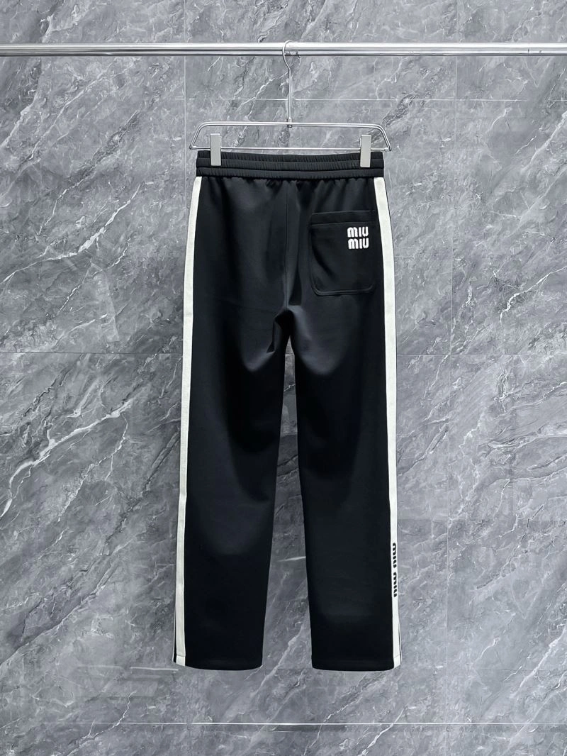 Brand-authenticated Miu Miu Long Pants