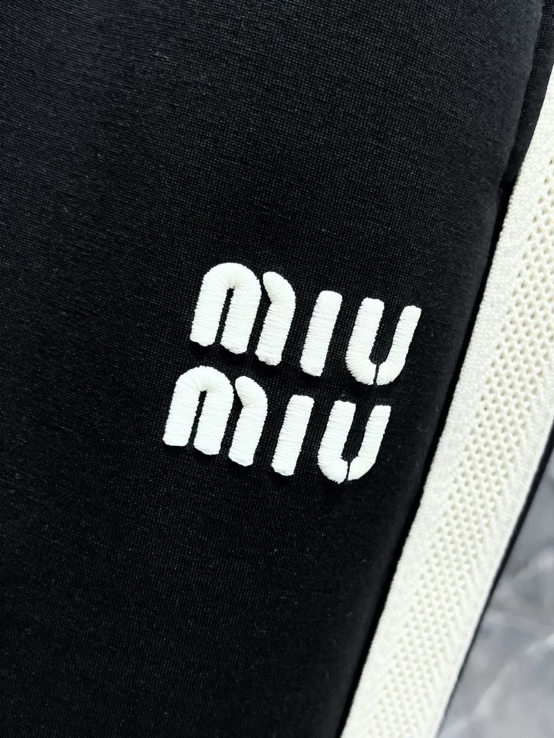 Brand-authenticated Miu Miu Long Pants