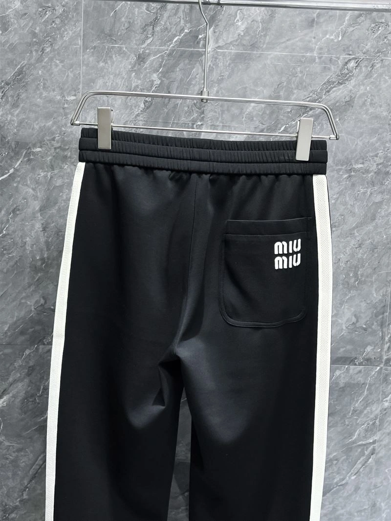 Brand-authenticated Miu Miu Long Pants