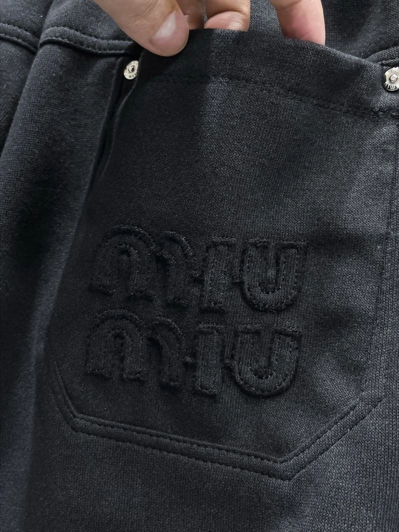 Top mirror Miu Miu Long Pants