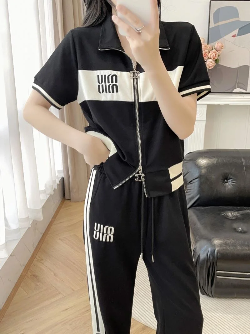 Top mirror Miu Miu Long Suits