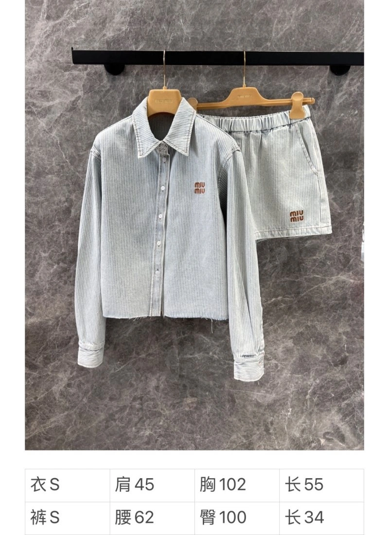 1:1 copy Miu Miu Long Suits