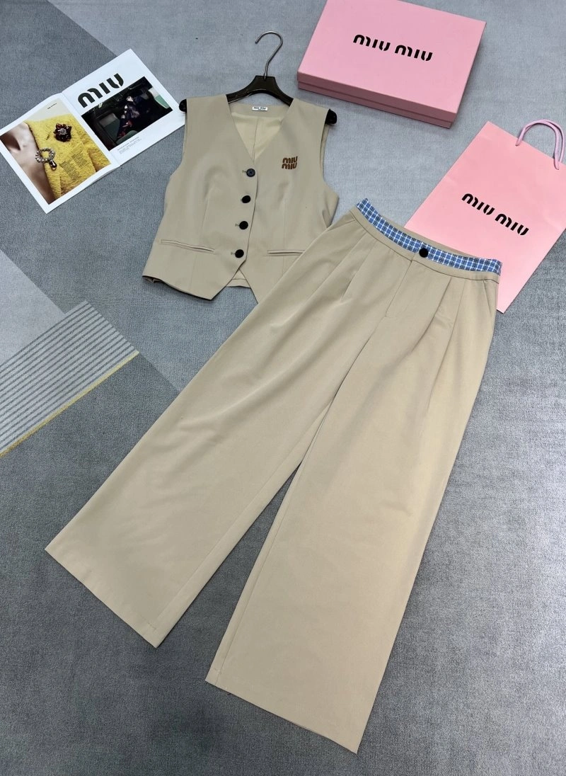 Brand-authenticated Miu Miu Long Suits