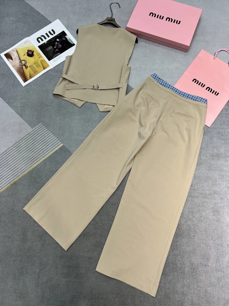 Brand-authenticated Miu Miu Long Suits