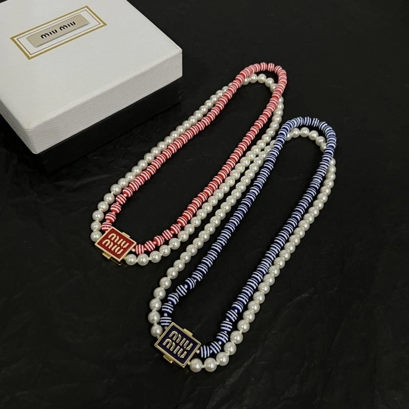 Accurate model Miu Miu Necklaces