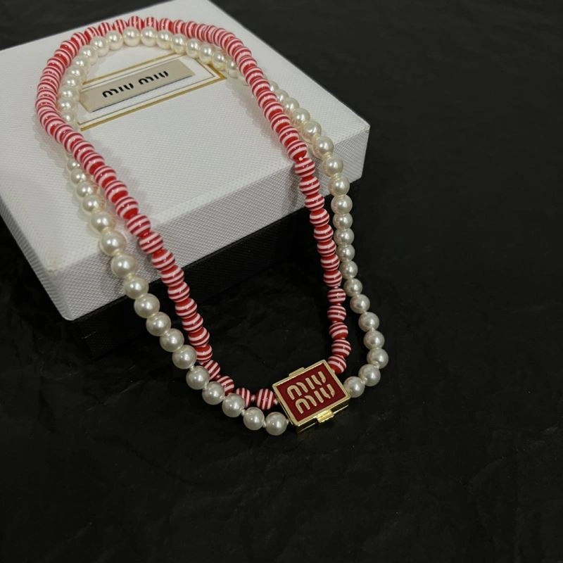 Accurate model Miu Miu Necklaces