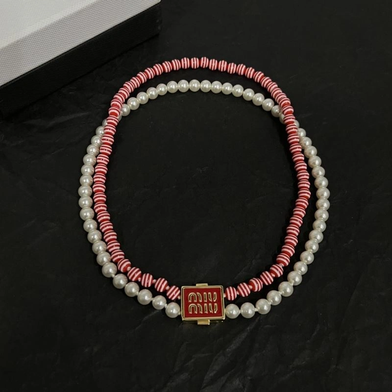 Accurate model Miu Miu Necklaces