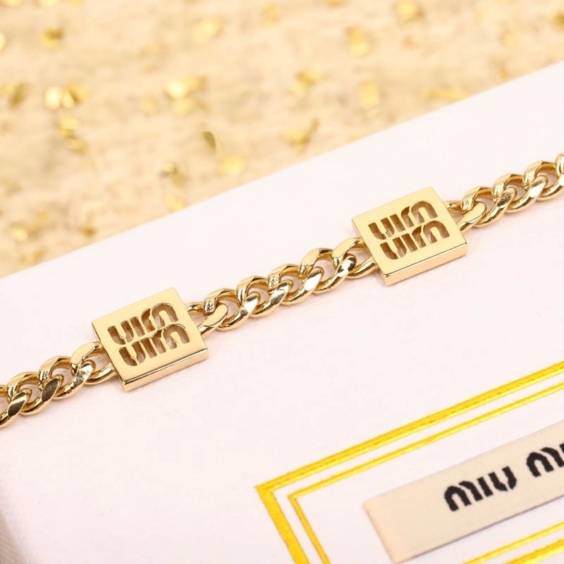 Brand-authenticated Miu Miu Necklaces