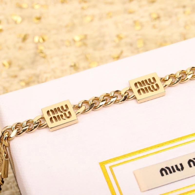 Brand-authenticated Miu Miu Necklaces