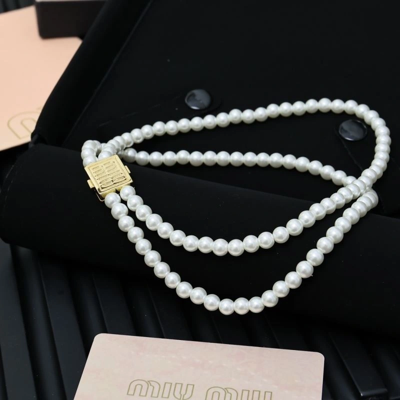 Brand-authenticated Miu Miu Necklaces