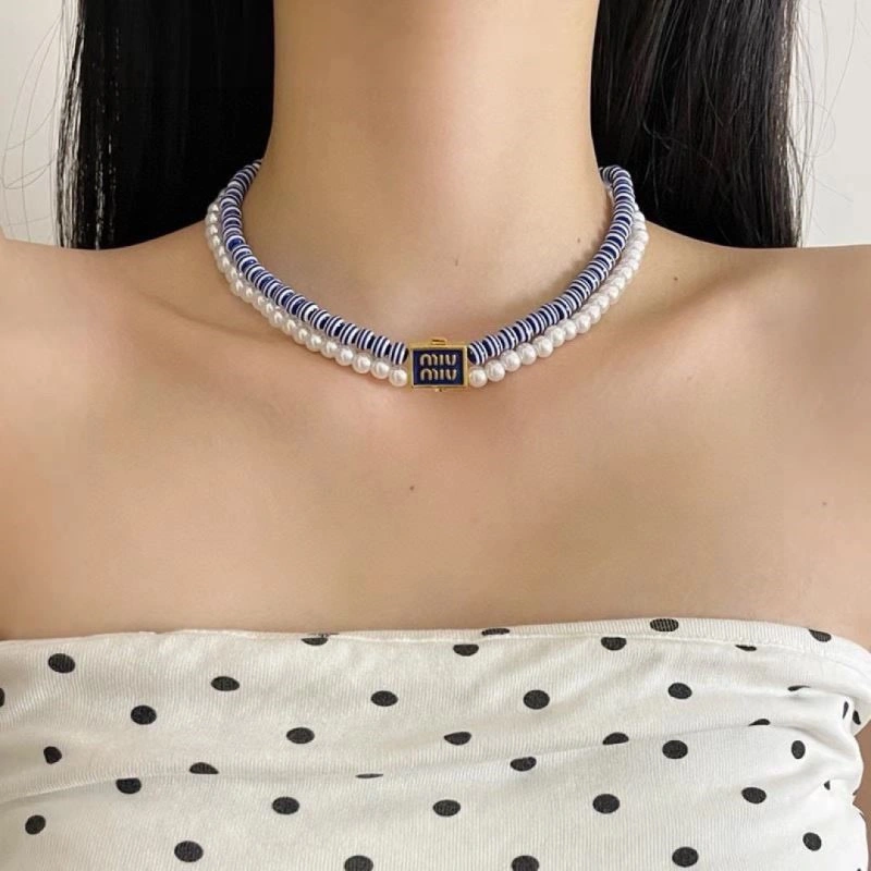 Mirror quality Miu Miu Necklaces