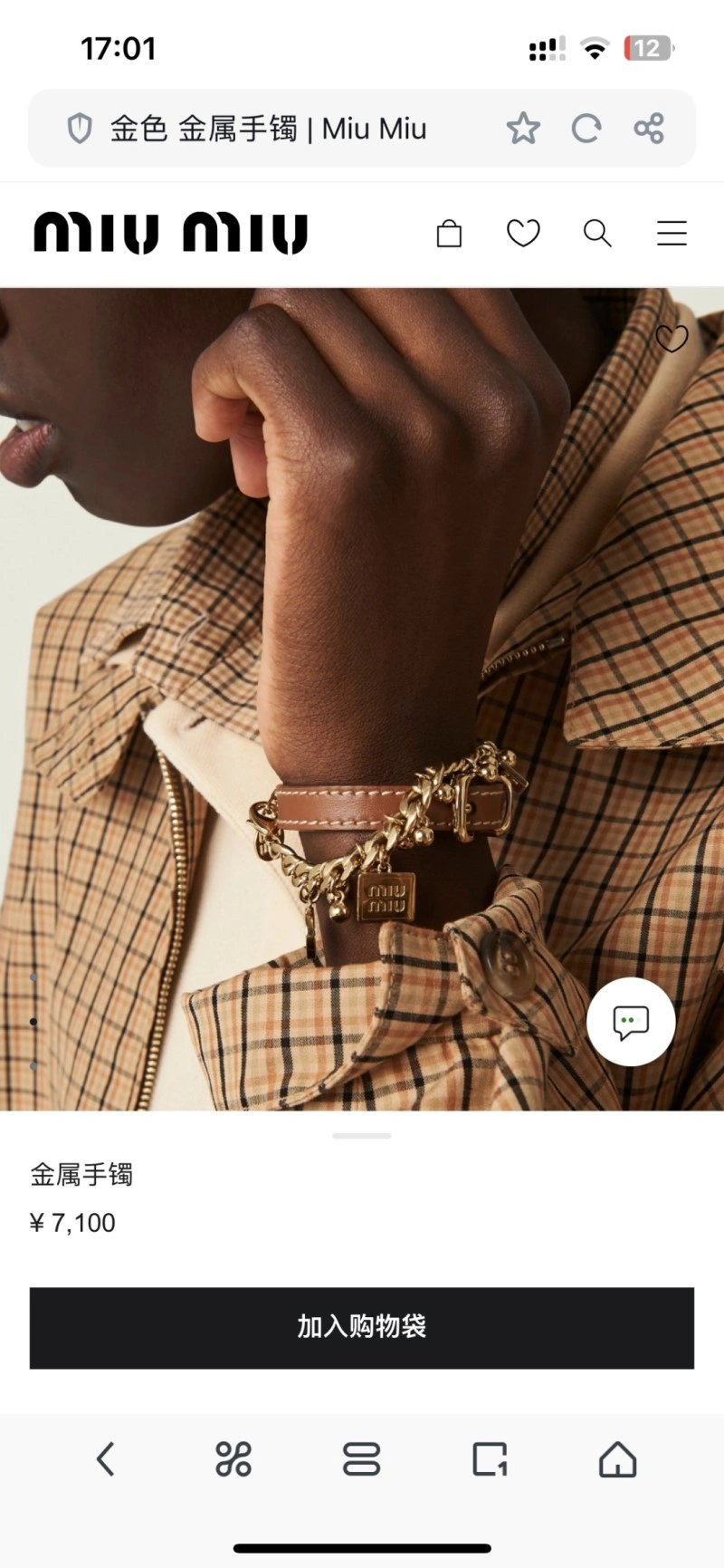 Indistinguishable Miu Miu Necklaces
