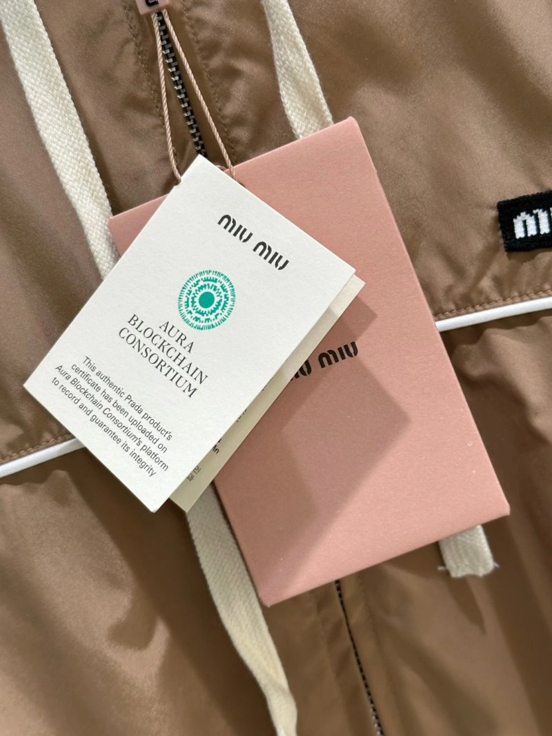 Brand-authenticated Miu Miu Outwear