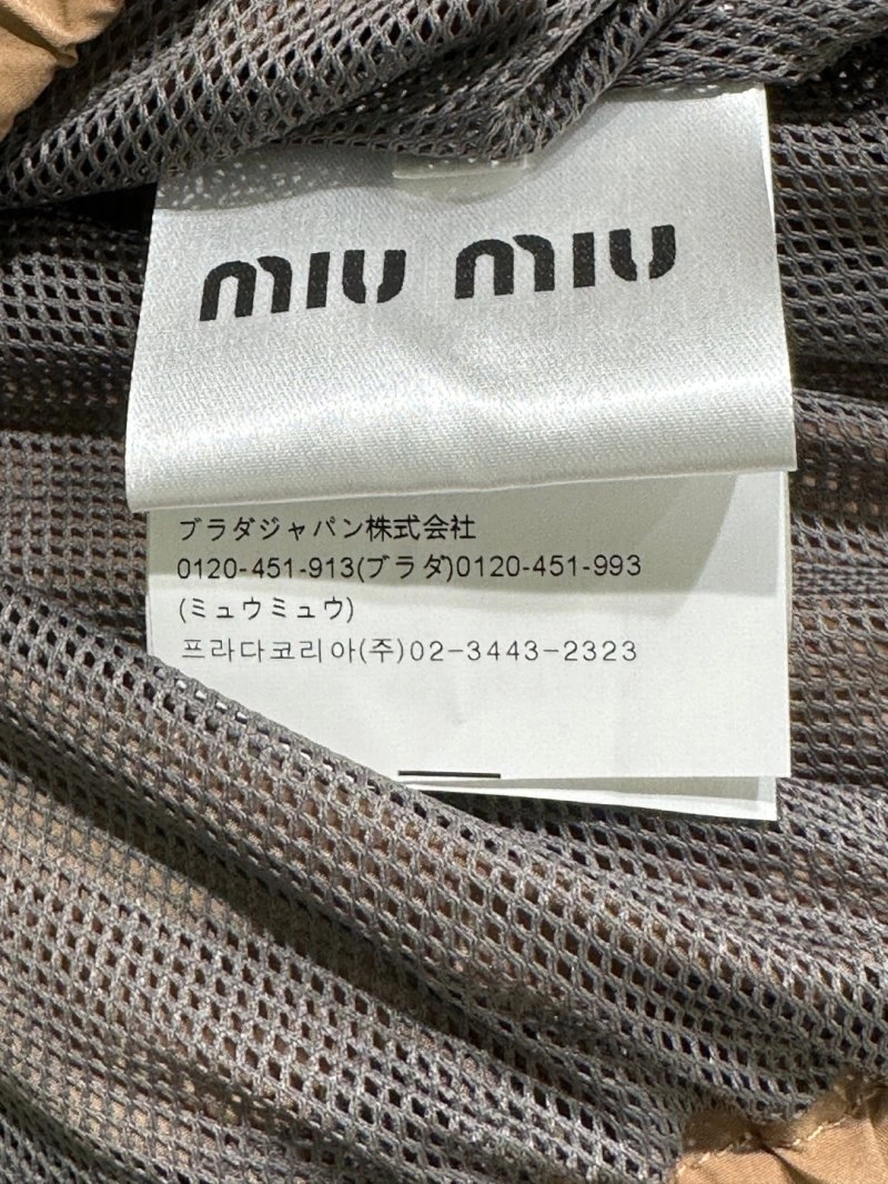 Brand-authenticated Miu Miu Outwear