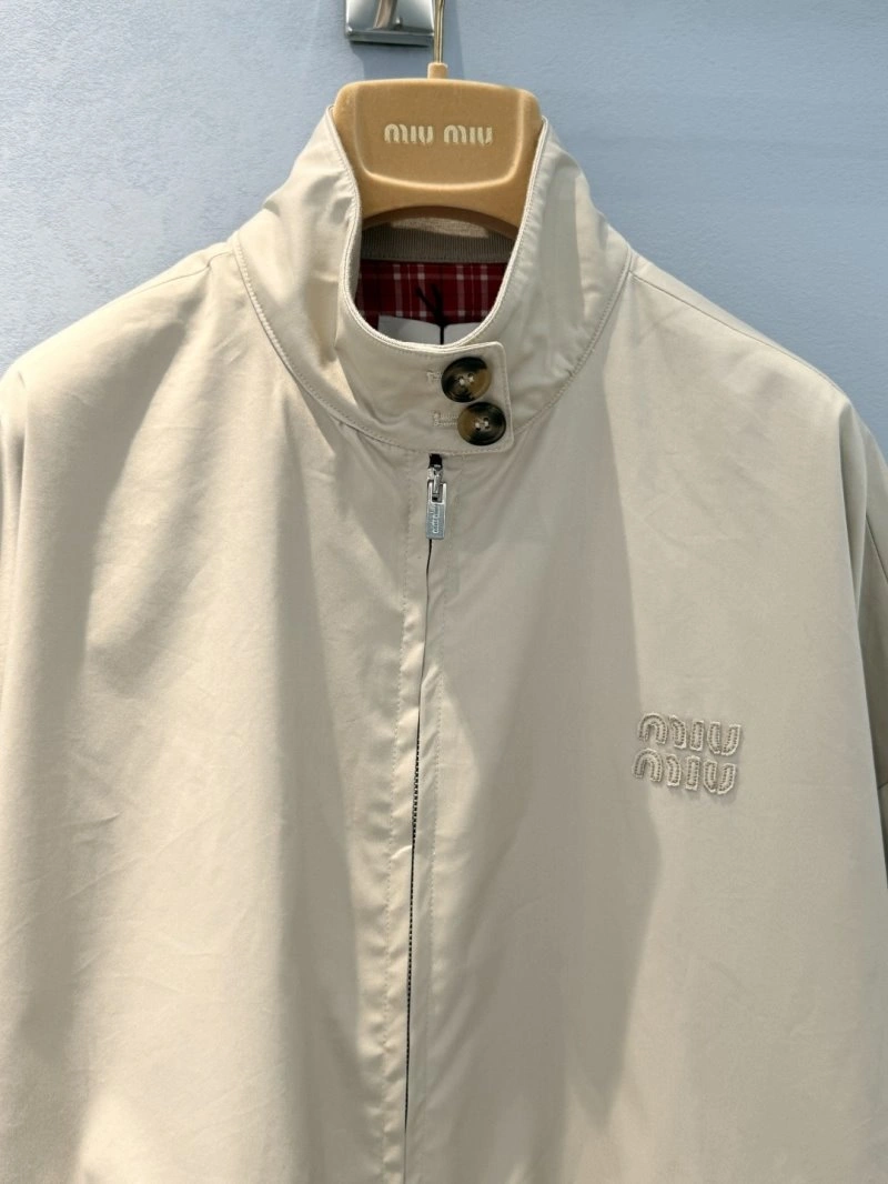 Brand-authenticated Miu Miu Outwear