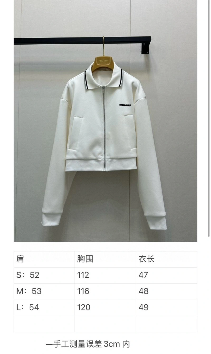 Brand-authenticated Miu Miu Outwear