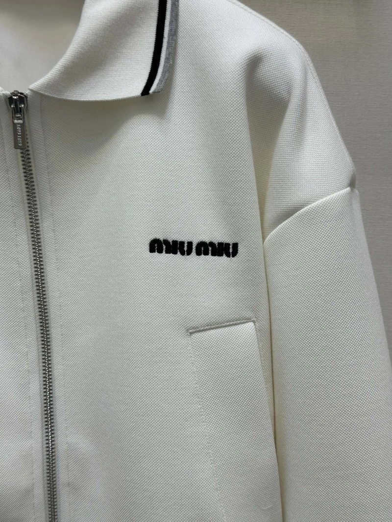 Brand-authenticated Miu Miu Outwear
