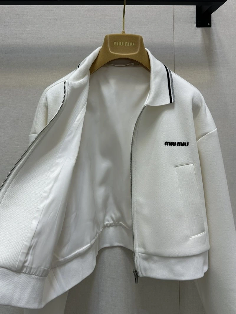 Brand-authenticated Miu Miu Outwear