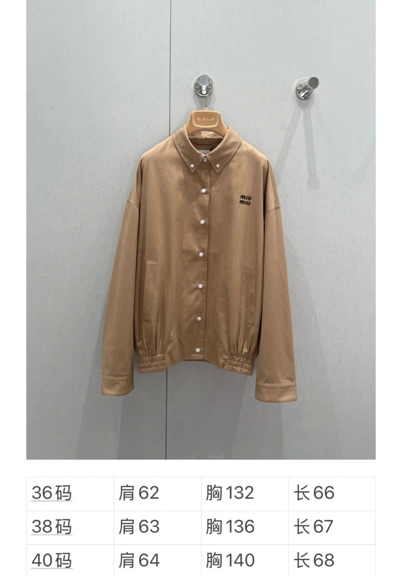 Factory-made Miu Miu Outwear