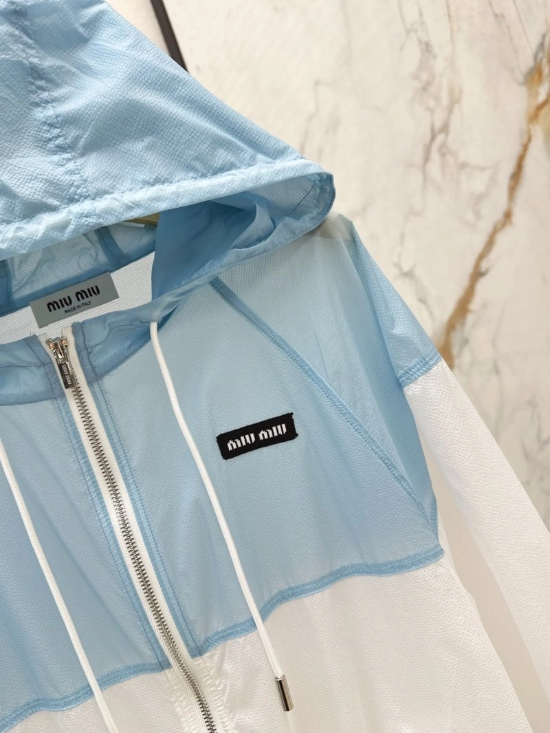 Brand-authenticated Miu Miu Outwear