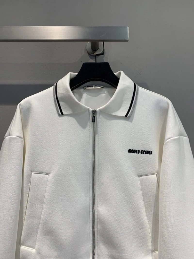 Brand-authenticated Miu Miu Outwear