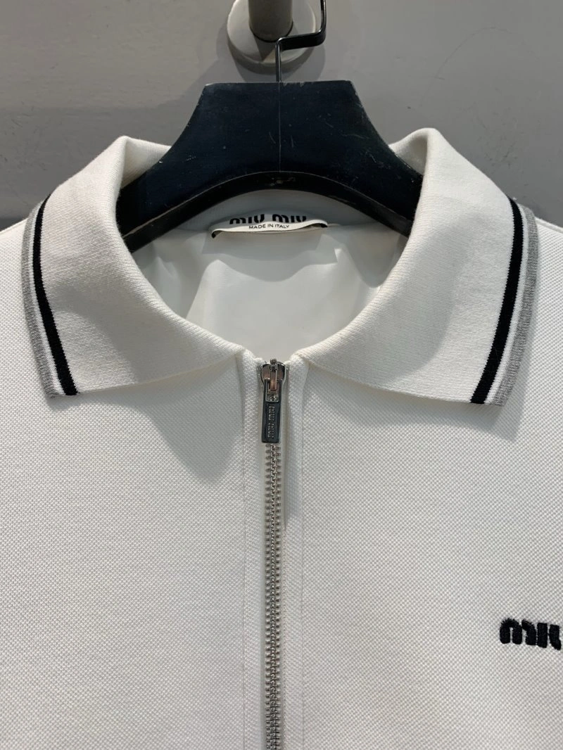 Brand-authenticated Miu Miu Outwear
