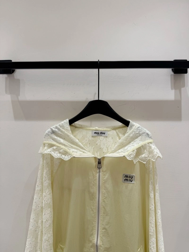 Brand-authenticated Miu Miu Outwear