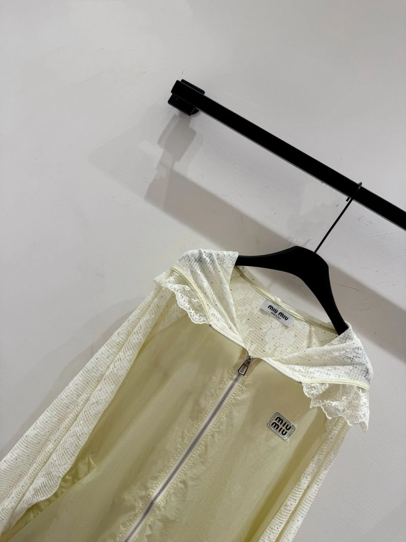 Brand-authenticated Miu Miu Outwear