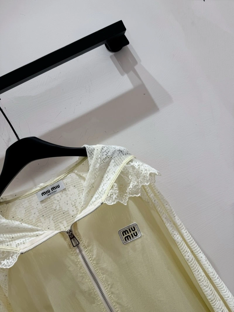 Brand-authenticated Miu Miu Outwear