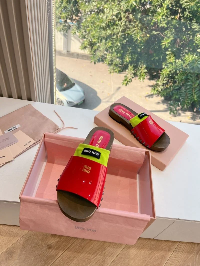Exact replica Miu Miu Sandals