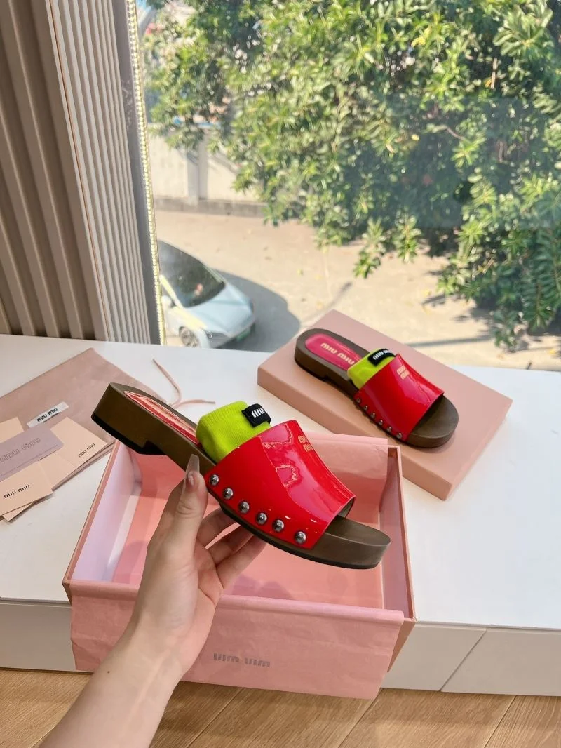 Exact replica Miu Miu Sandals