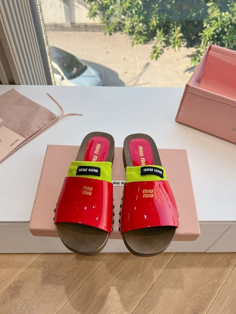 Exact replica Miu Miu Sandals
