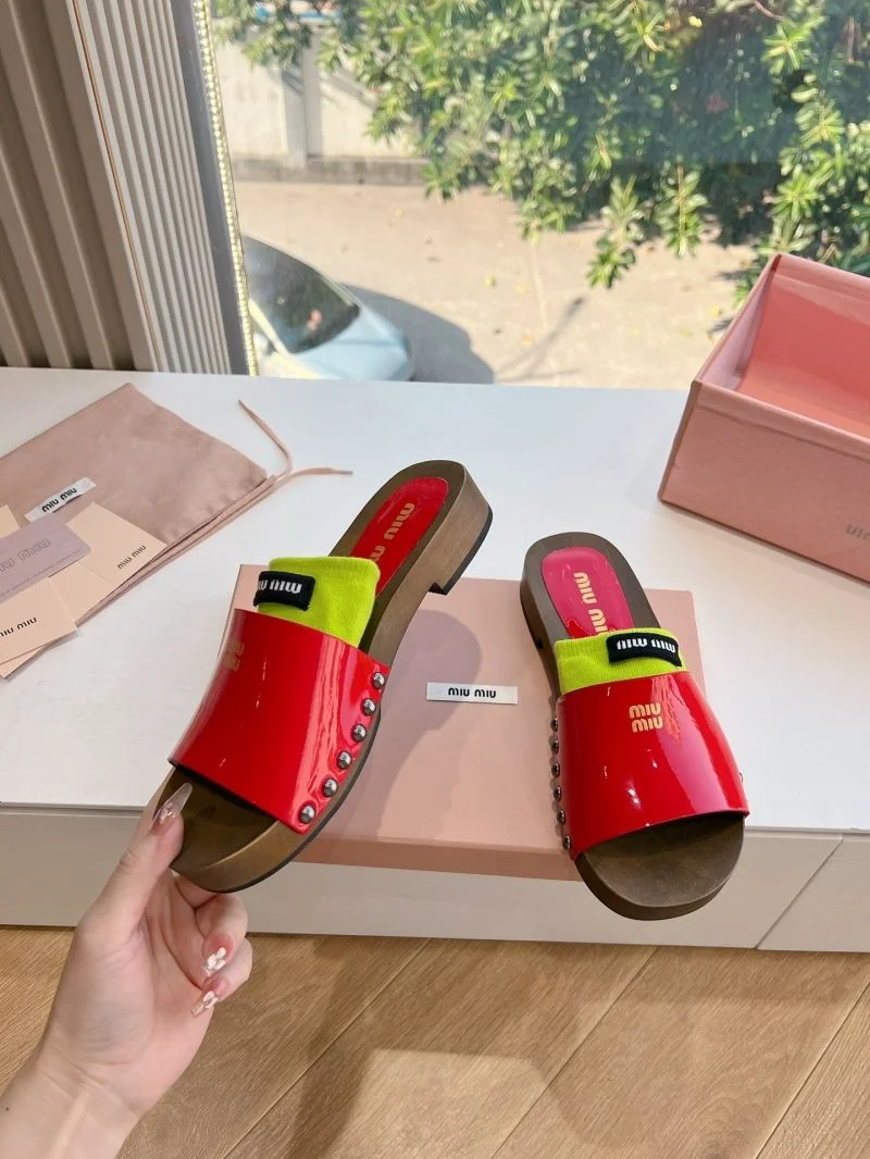 Exact replica Miu Miu Sandals