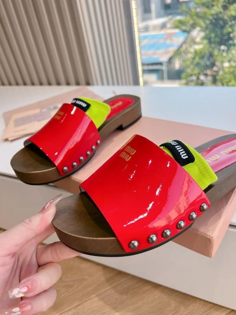 Exact replica Miu Miu Sandals
