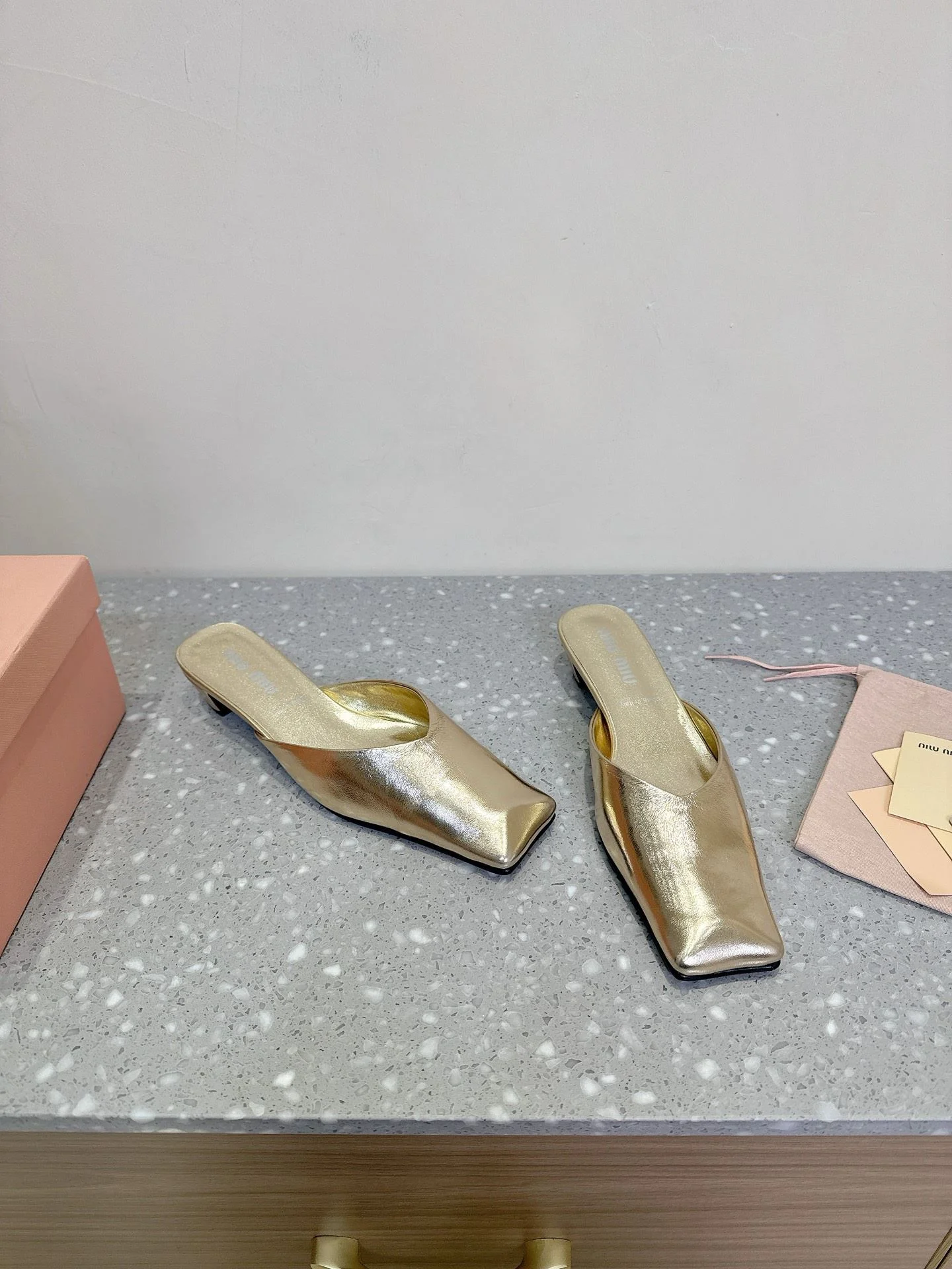 Exact replica Miu Miu Sandals