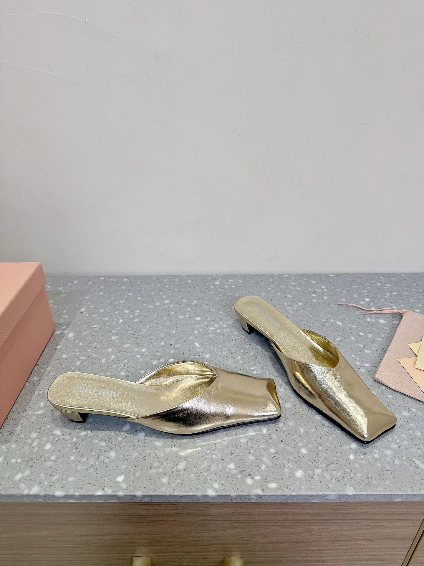 Exact replica Miu Miu Sandals