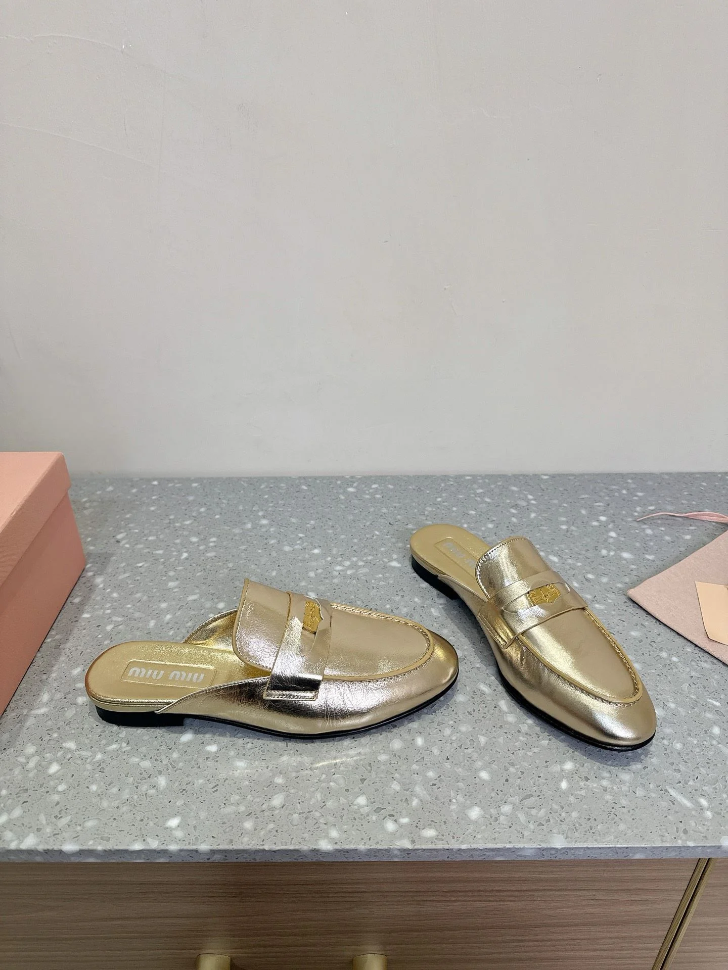 Exact replica Miu Miu Sandals