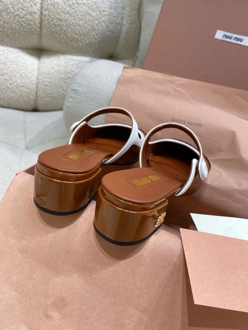 Top mirror Miu Miu Sandals